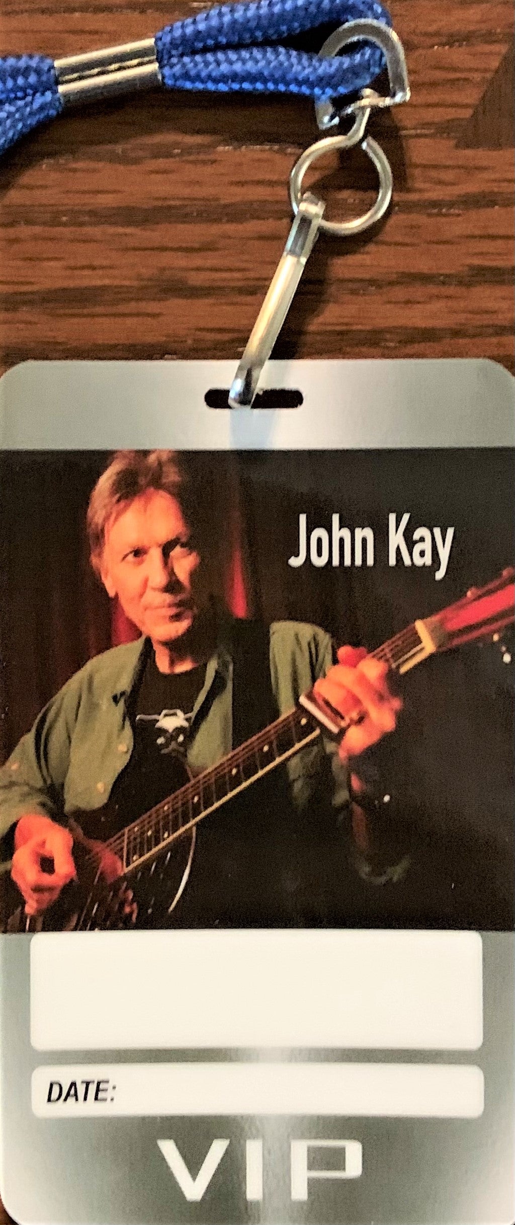 Souvenir Meet John Kay Laminate w/lanyard – Steppenwolf